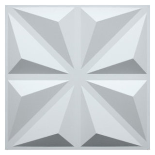 White Geometric 3D Wall Panels - Contemporary - Wall Panels - by Dundee ...