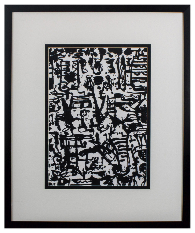 Graphic Mod Abstract I Wall Art - Contemporary - Prints And Posters ...