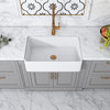 Cremona 33" Double Basin Farmhouse Apron Kitchen Sink - Contemporary ...
