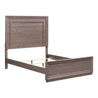 Liberty Furniture Horizons Contemporary Wood Queen Panel Bed in ...