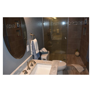 Cozy Craftsman Cottage, Top to Bottom, Inside and Out, A New Beginning - Transitional - Bathroom ...