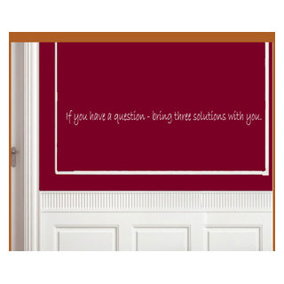 A Question Vinyl Wall Decal businessquotes14, 42 in. - Contemporary ...