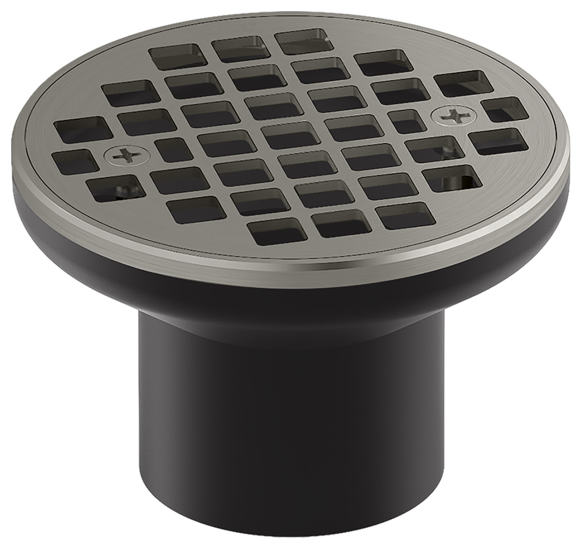 Kohler K-22666 Clearflo Round Brass Tile-in Shower Drain (Drain - Tub ...