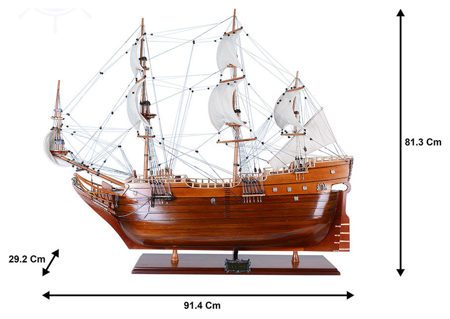Arabella Museum-quality Fully Assembled Wooden Model Ship - Beach Style ...