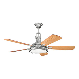 Kichler Lighting Hatteras Bay, 56" Porthole Fan - Traditional - Ceiling ...