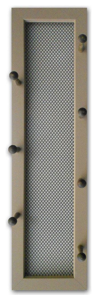 7-Peg Mug Rack by Millwork Engineering, Taupe Frame - Farmhouse - Mugs ...