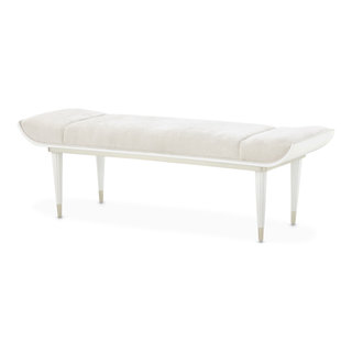 La Marisia Accent Bench, Tranquil/Creamy Pearl - Contemporary - Accent ...