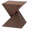 Giza Side Table, Double Pyramid Design - Transitional - Side Tables And ...