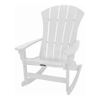 Sunrise Adirondack Rocker - Beach Style - Outdoor Rocking Chairs - by ...