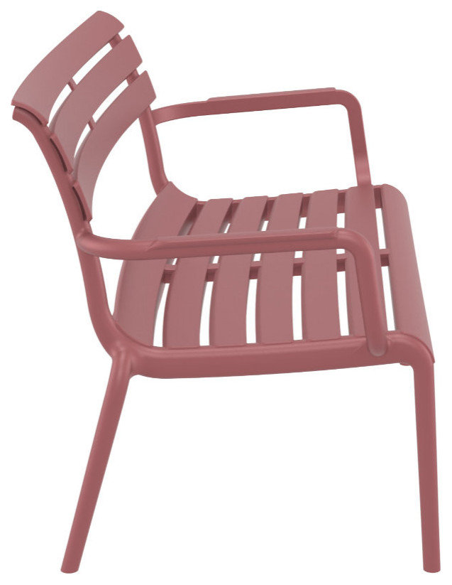 Paris Outdoor Bench - Contemporary - Outdoor Benches - by Compamia | Houzz