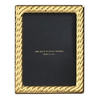 Cunill 24K Gold Plated Picasso Picture Frame, 5"x7" - Contemporary ...