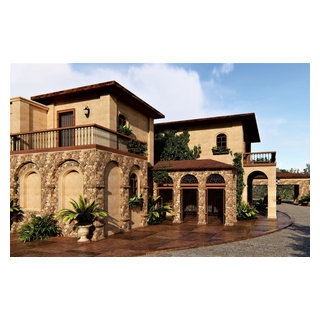 Villa design with Sloping Roofs - Contemporary - Exterior - Other - by ...