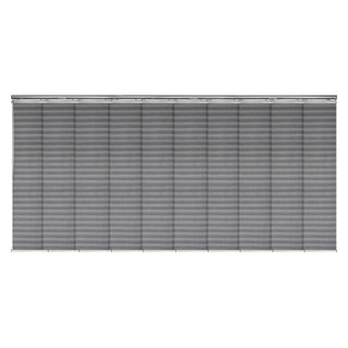 Rubi 10-Panel Track Extendable Vertical Blinds 120-218"W, 116" H ...