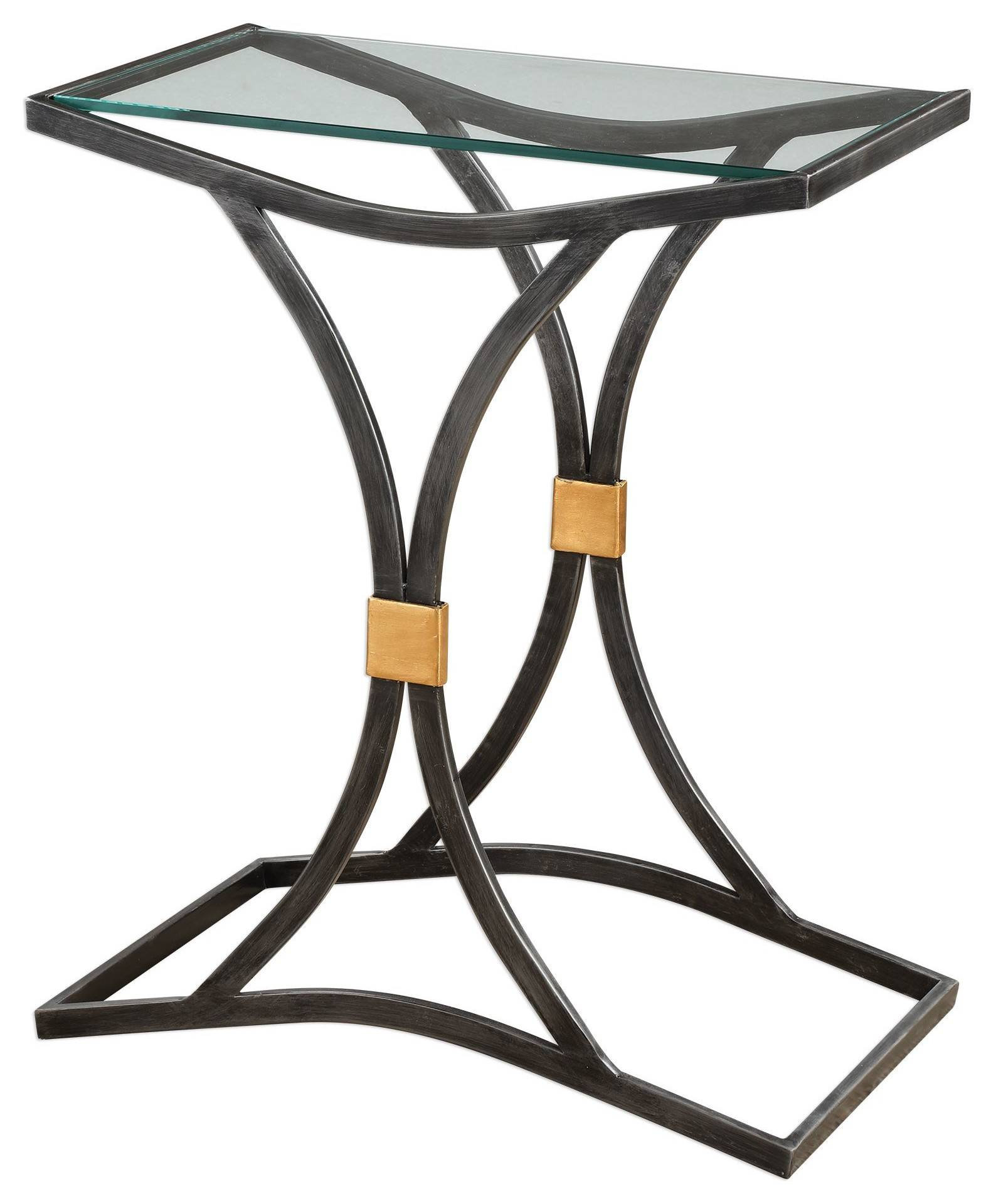 Uttermost Verino Arched Iron Accent Table - Transitional - Side Tables And End Tables - by ...
