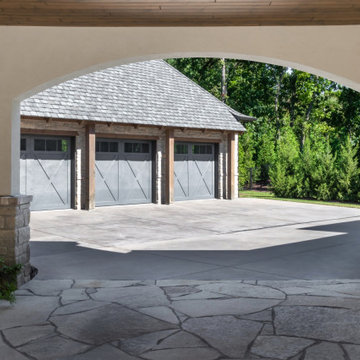 75 French Country Garage and Shed Ideas You'll Love - February, 2026 ...