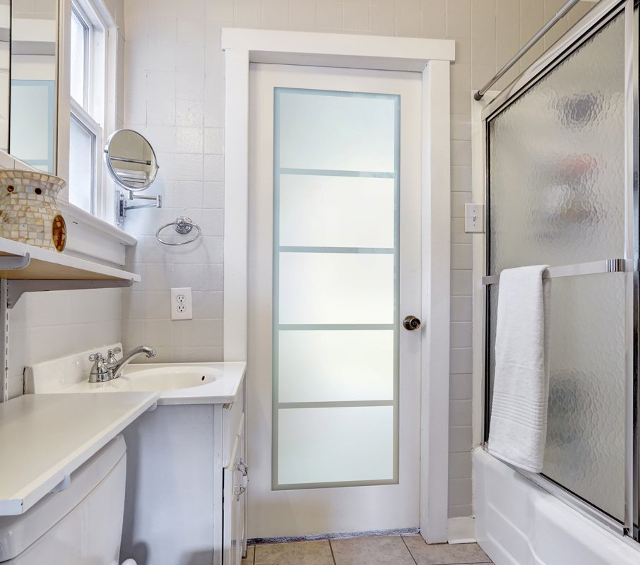 Interior Doors - Grand Tall Frosted Glass Design - 28" x 80 ...
