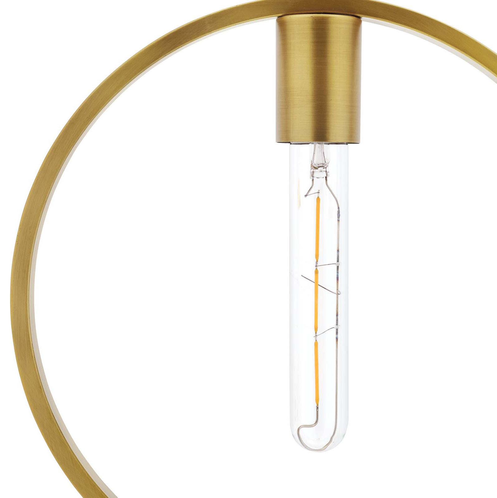 Orbit Brass Ceiling Pendant Light - Contemporary - Pendant Lighting ...