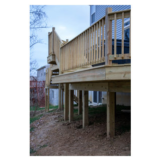 Two Tier Deck - Craftsman - Deck - Cincinnati - by Vision Construction ...