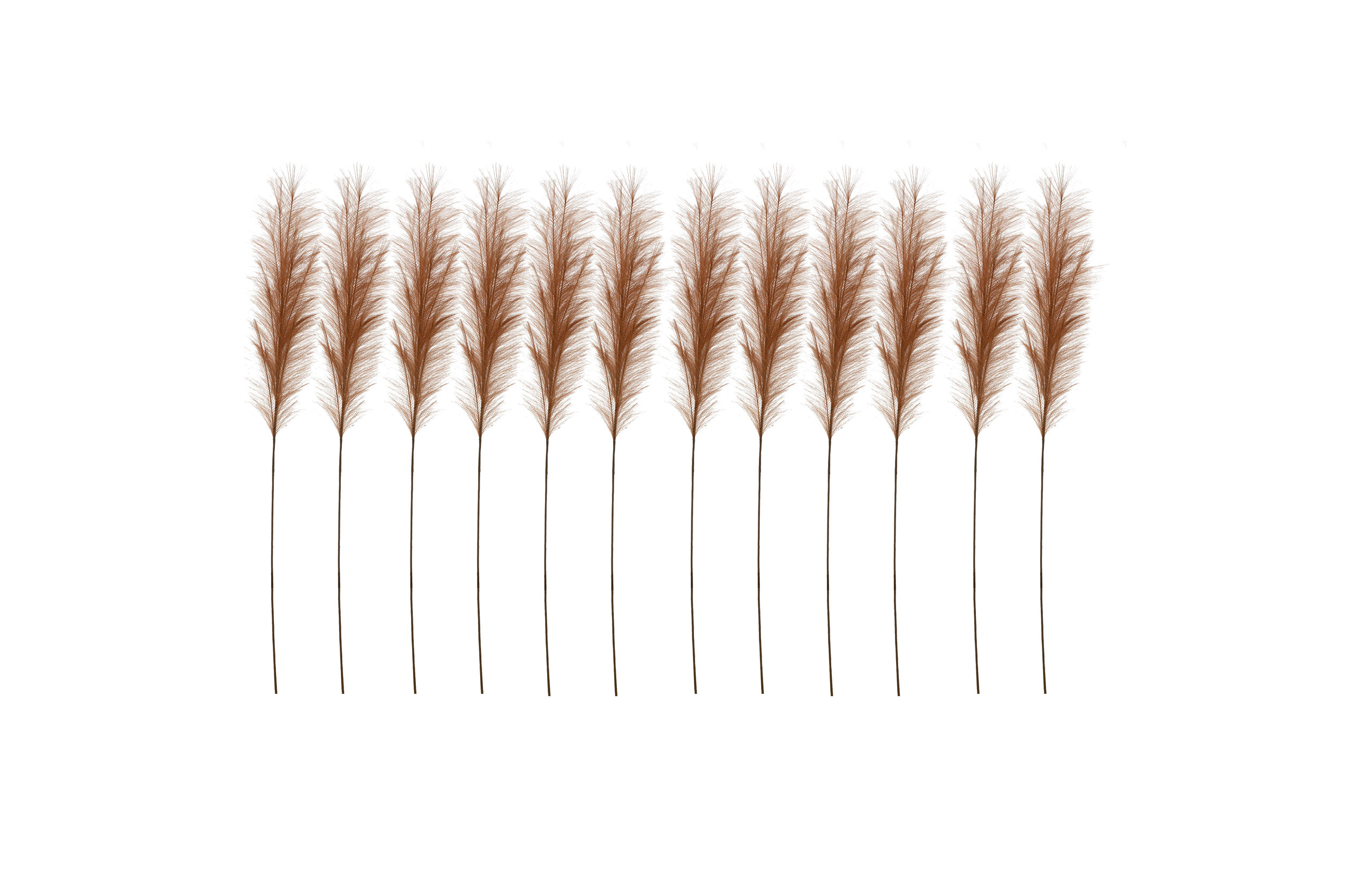 Polyester Bristle Grass Branch, Set of 12 - Artificial Plants And Trees ...