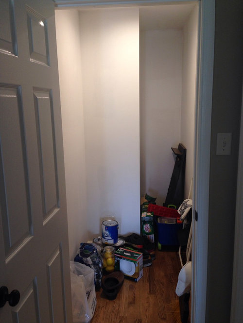 Weird WEIRD closet layout. Need help!