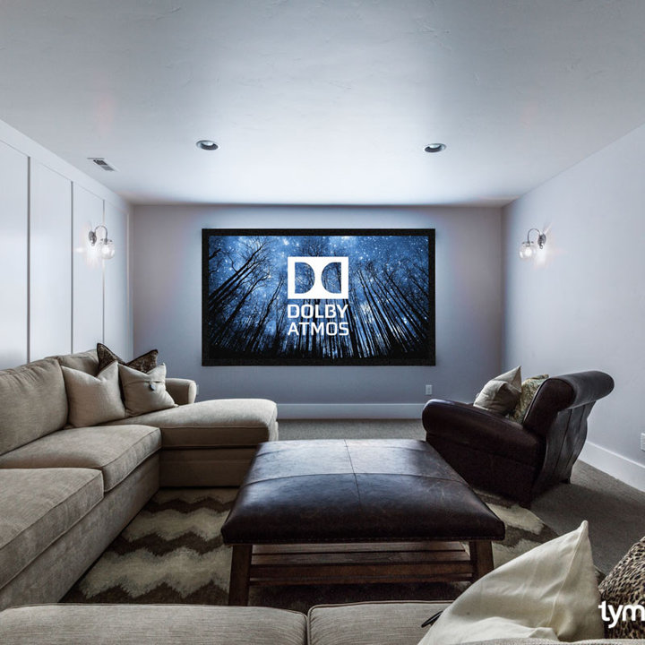 75 Beautiful Small Home Theater Pictures & Ideas | Houzz