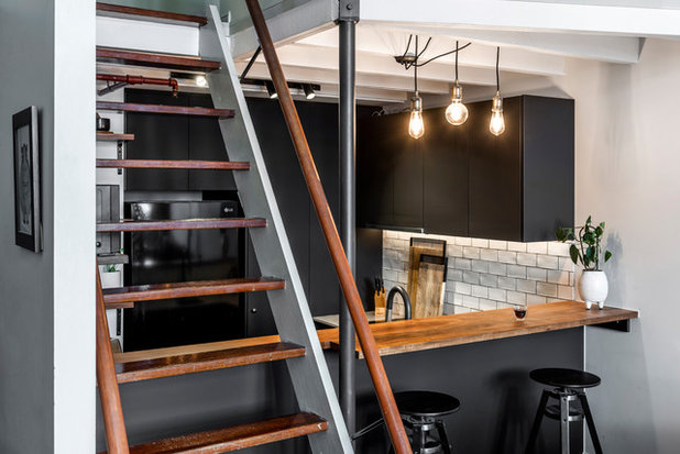 An Industrial-Style Kitchen Designed for One in Brisbane | Houzz AU