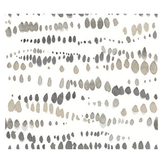 Dewdrops Wallpaper - Contemporary - Wallpaper - by York Wallcoverings ...