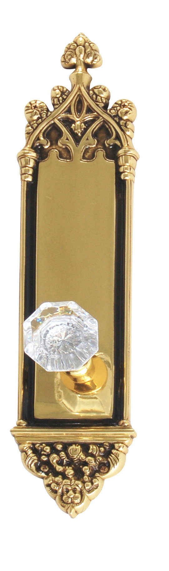 Gothic Door Set 3 5/8" X 16" - Victorian - Doorknobs - by BRASS Accents ...