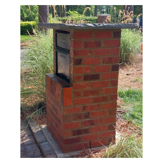 CUSTOM Brick dVault® Mailbox Surround - Exterior - Other - by Boyd's ...