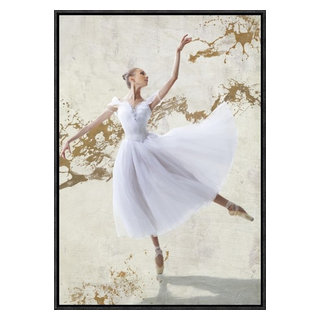 "White Ballerina" Framed Canvas Giclee by Teo Rizzardi, 13x19", 16"x24 ...