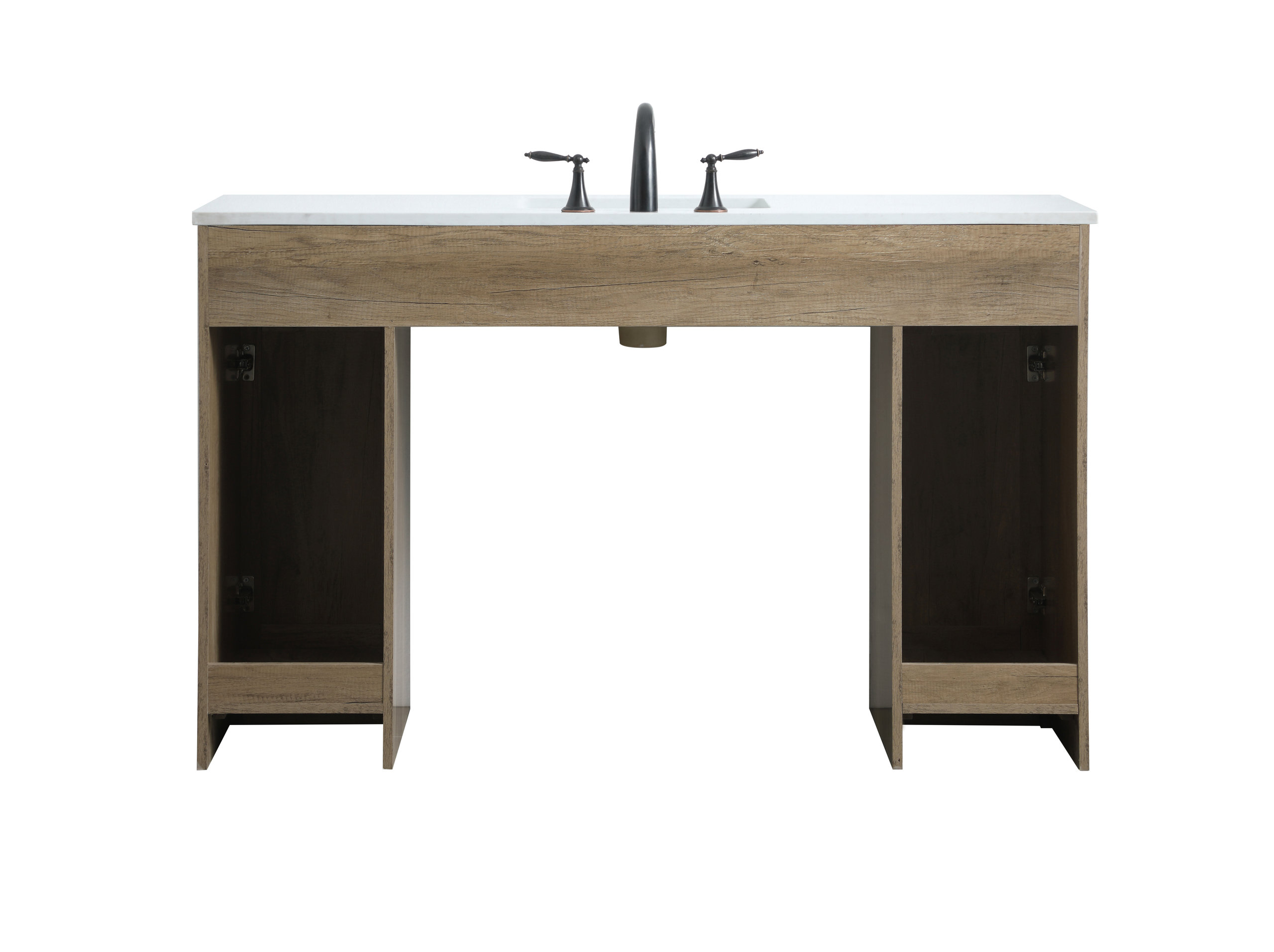 54" ADA Compliant Bathroom Vanity, 54" - Farmhouse - Bathroom Vanities ...