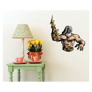 Greek God Vinyl Wall Decal GreekGodUScolor018, 8 in. - Contemporary ...