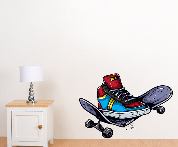 Skateboarding Vinyl Wall Decal SkateboardingUScolor001, 23 in ...
