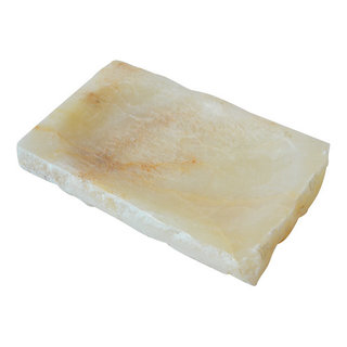 Onix Stone Tray Cream 8x9.5" - Contemporary - Serving Trays - by ...
