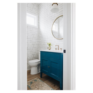 Powder Room - Beach Style - Powder Room - Grand Rapids - by Beth Howley ...