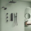 Thermostatic Ceiling Mount Rainfall Dual Shower Head Shower System ...
