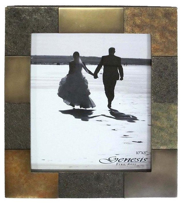 Fusion Frame X, Genesis, Cold Cast Bronze - Rustic - Picture Frames ...