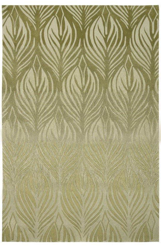 Nourison Contour CON06 Slate Area Rugs, 5'x7'6" - Tropical - Area Rugs ...