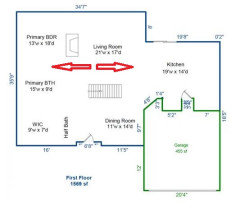 Which direction should I lay my LVP flooring?