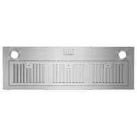 36" Insert Range Hood With Push Button Controls, Stainless Steel ...