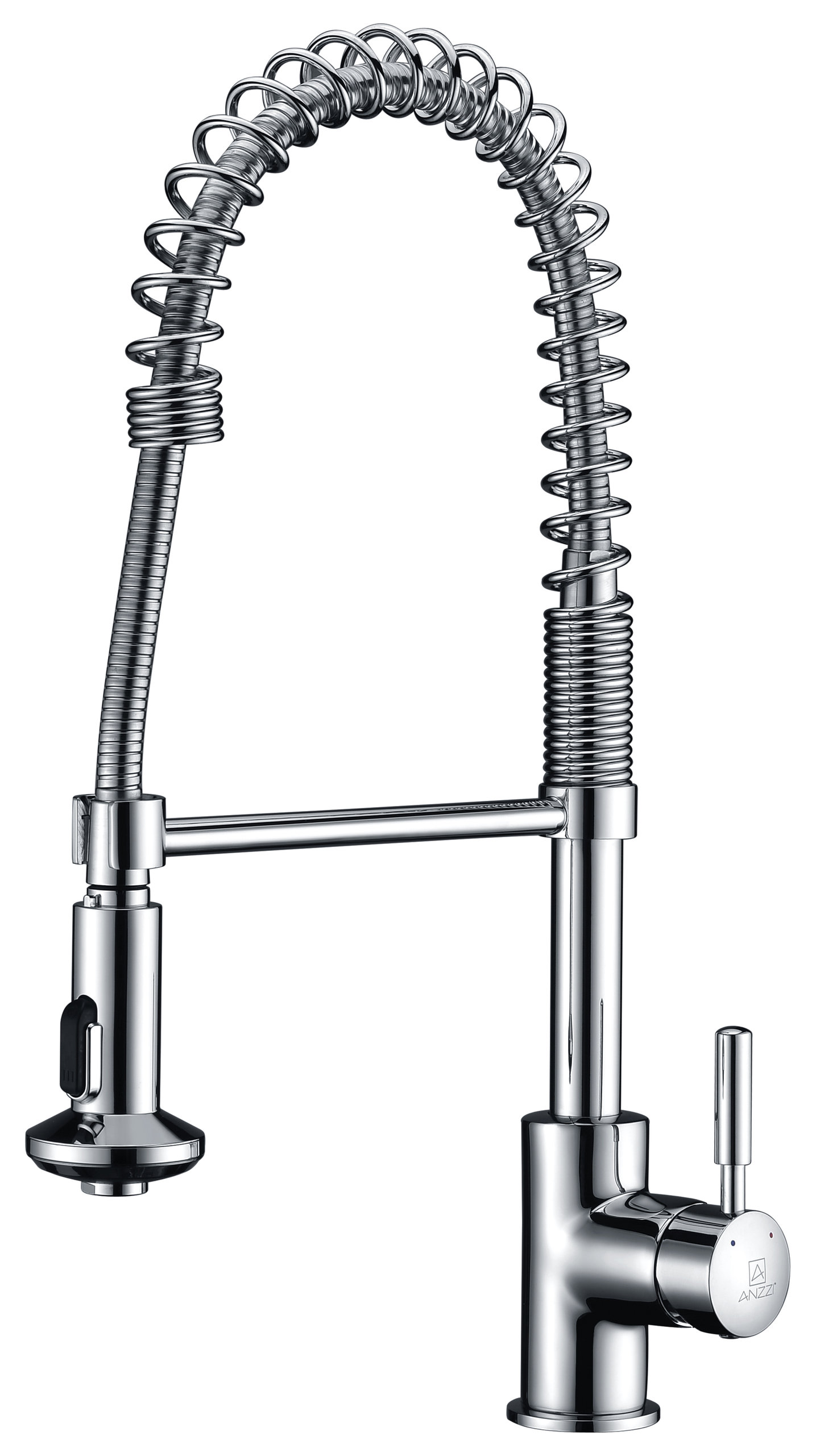ANZZI Eclipse Single Handle Pull-down Sprayer Kitchen Faucet In ...