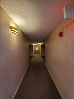 Condominium common hallways