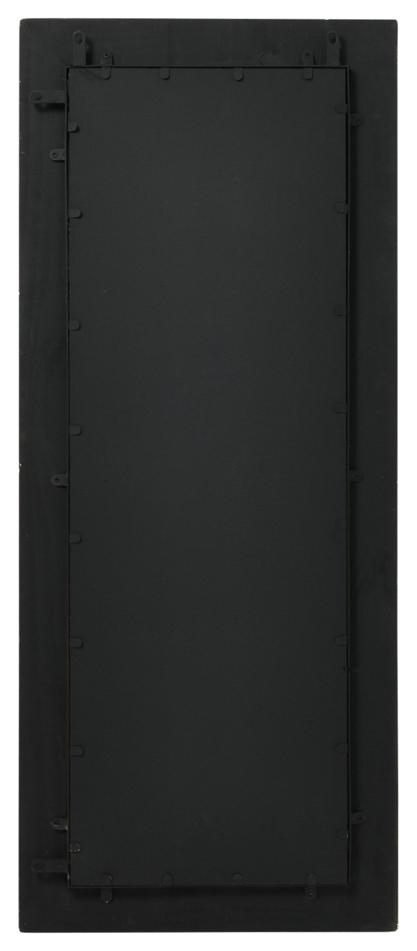 Antique Wood Framed Wall Mirror With Metal Accents, Silver - French ...