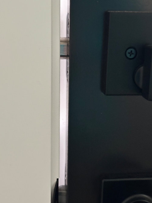 Front Door gaps-New Build