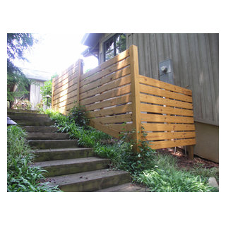 Custom Wood Panel Screen - Contemporary - Other - by Earth Design, Inc ...