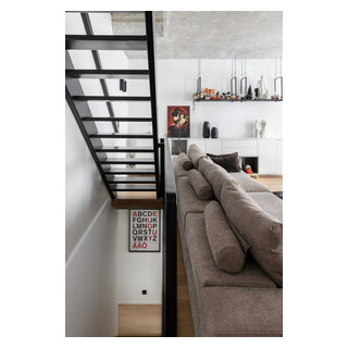 Rénovation d'un triplex en longueur - Contemporary - Staircase - Other ...