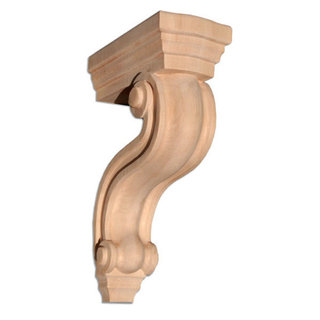 Los Angeles Small Counter Corbels, Cherry - Traditional - Corbels - by ...