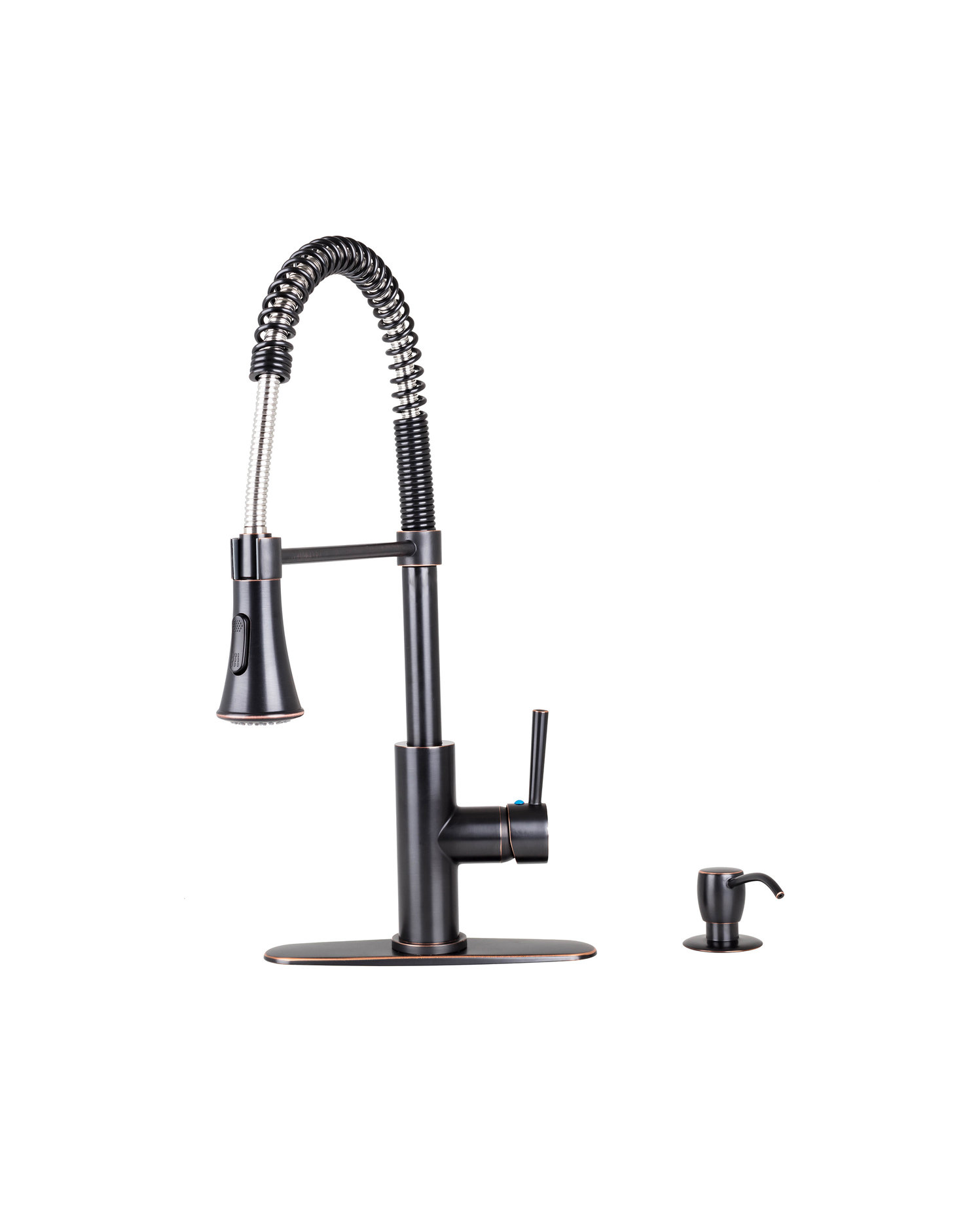 Fontaine Residential Spring Pull Down Kitchen Faucet Cone Spray Head ...