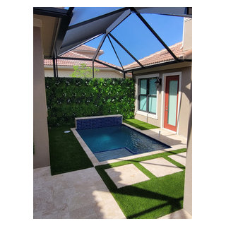 Plunge Pool Artificial Turf - Modern - Pool - Miami - by Broward ...