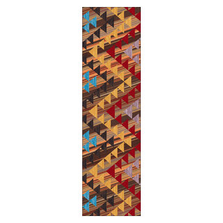 Time Travel OKA Multi Area Rug, 2'1"x7'8" - Contemporary - Hall And ...